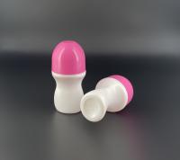 China Mini 20ml Plastic Empty Roll On Bottle with Hot Stamping Custom Logo for sale
