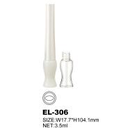 China 3.5ml Empty Eyeliner Bottle Plastic Screw Cap Leakproof Portable Container for sale