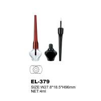 China Empty Eyeliner Bottle 1-15ml Plastic Screw Cap Brush Tip Custom Logo for sale