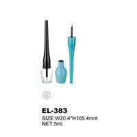 China Empty Eyeliner Bottle 1-15ml Plastic Leakproof with Brush Tip Custom Logo for sale