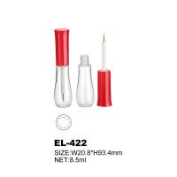 China Empty Eyeliner Container 1-15ml Plastic Screw Cap Brush Tip Leakproof Portable for Lip Gloss Mascara for sale