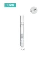 China Customized Cosmetic Pen Packaging 1-6ml Glossy Matte Plastic Aluminum Round for sale