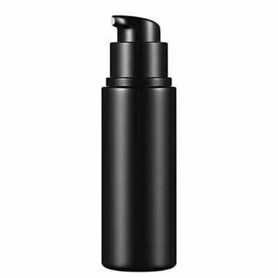 Китай Черный косметический безвоздушный флакон со сроком изготовления 40-45 дней и минимальным объемом заказа 5000 шт. для легкой упаковки средств по уходу за кожей продается