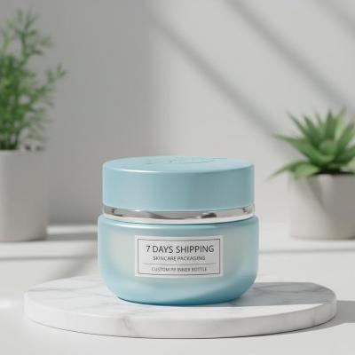 China Custom-made Colour PP Inner Bottle Material Cosmetic Cream Jar with 7 Days Shipping for Skincare Packaging for sale