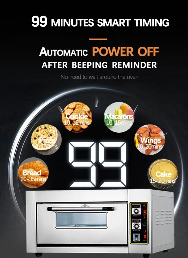 Commercial Electric Baking Oven with Short Circuit Protection