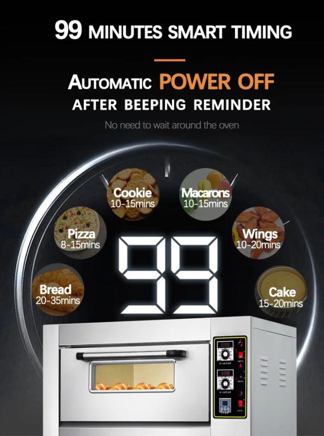 Deluxe Computer Panel Commercial and Household Baking Equipment Electric Oven