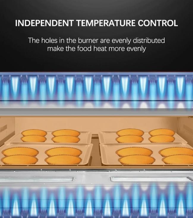 High Combustion Efficiency Liquid Propane Gas Baking Bakery LPG Oven