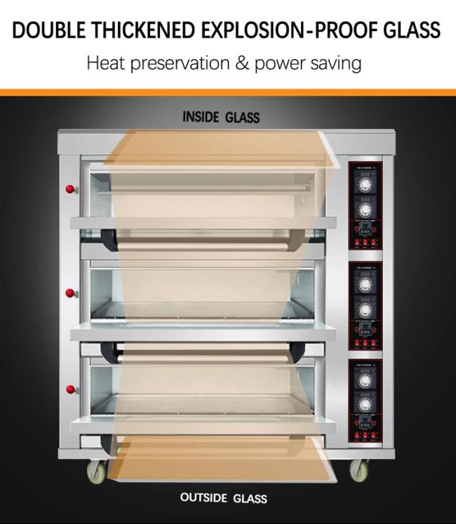Computer Board Gas Oven for Professional Baking Bakery Oven 0-400 &deg; C
