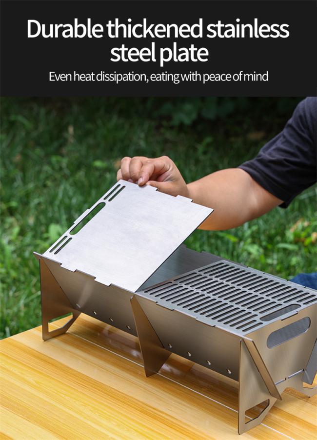 Outdoor Portable Barbecue Stove Camping Grill BBQ Oven