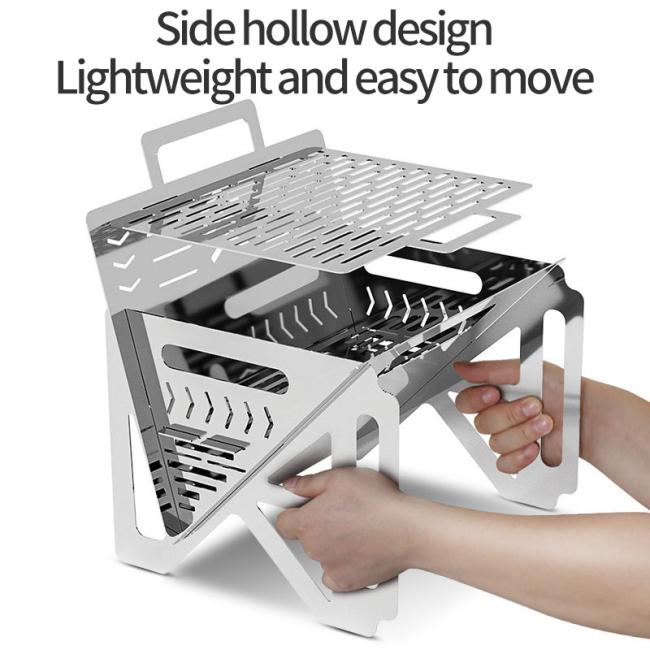 Fire Pit Barbecue Stove Outdoor Charcoal Barbecue Cooking Stove