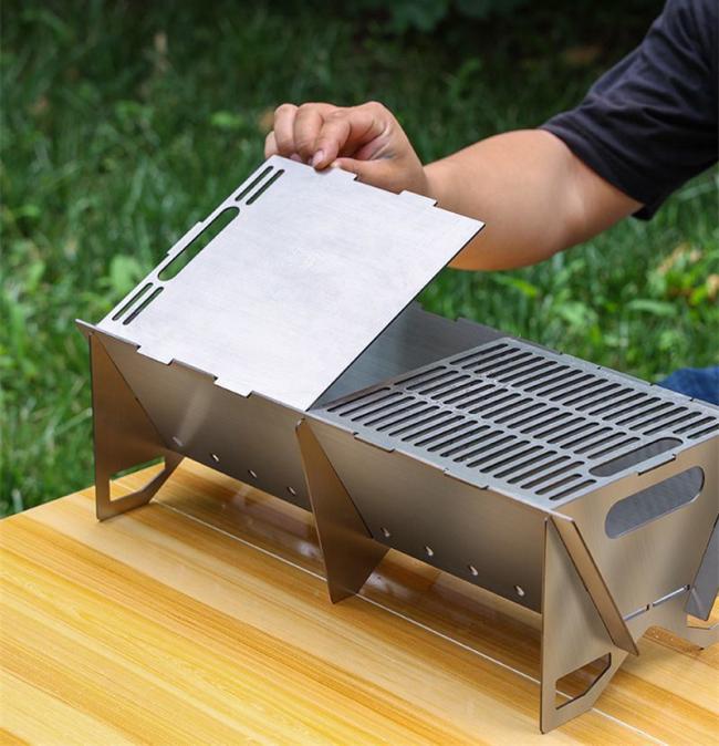 Portable Campfire Barbecue Stove BBQ for Camping Grill