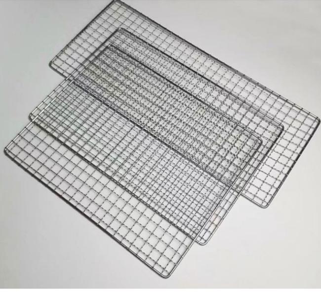 Customized Stainless Steel Barbecue Grill Wire Mesh Netting Steaming Cooking Baking Mesh