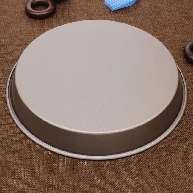Non-Stick Round DIY Pizza Pan Carbon Steel Baking Mold
