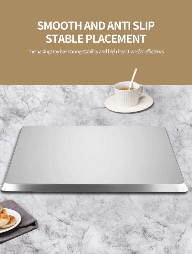 Food Grade Serving Tray Rectangle Baking Tray Stainless Steel Roaster Trays