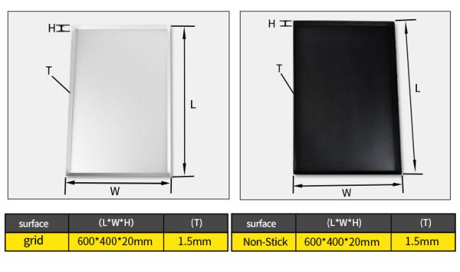 Customization Wholesale Kitchenware Baking Pan Non Toxic Stainless Steel Oven Tray Bread Baking Tray