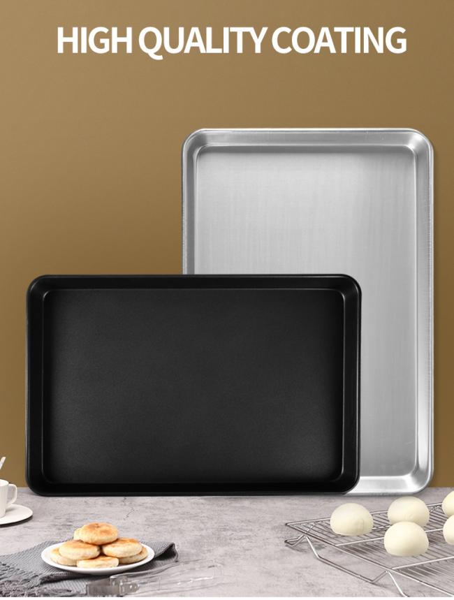 600*400*20mm Rectangular Round Edge Commercial Baking Oven Tray