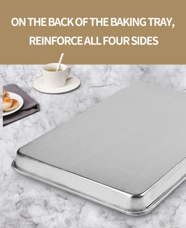 600*400*20mm Rectangular Round Edge Commercial Baking Oven Tray