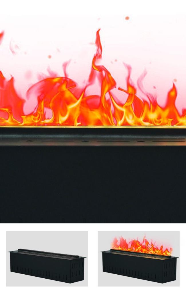 Wood Burning Fireplace Simulated Flame Electric Fireplace Indoor Heat Humidify Decorative Stove