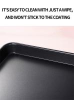 China Customized Aluminized Baking Tray Sheet Pan for Bread Pizza Cake Cookie Bakery Oven for sale