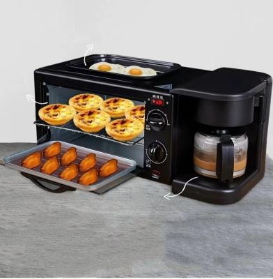 中国 ホリゾンタルスタイル 9L 朝食メーカー 電動パンオーブン コーヒーマシン フライパン 販売のため