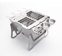 China Customized Request BBQ Grill Combination For Outdoor Cooking And Heating Features for sale