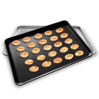 China Rectangle Serving Tray For Baking Pan Hollow Design And Customizable for sale