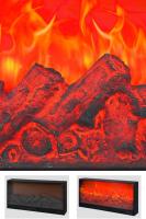 China Adjustable Thermostat Built-In Humidifier 3D Atomized Fireplace With Artificial Flame for sale