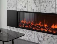 China PRO-E Drawing Format Customized Realistic Feel Electric Fireplace Simulation Effect for sale