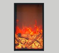 China PRO-E Drawing Format Customized Realistic Feel Electric Fireplace Simulation Effect for sale