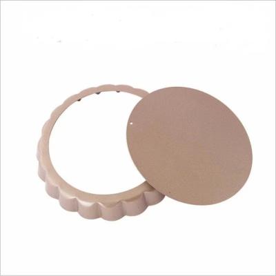 Cina 4 - Inch Round Lace Border Fruit Pie Pasticceria Non - Stick Removable Bottom Baking Mold in vendita