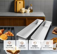 China Aluminum Alloy Tiramisu Mold Cheesecake Mousse Rectangular Open Baking Mold for sale