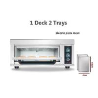 China Even Heating Single Layer Dual Pan Electric Oven for sale