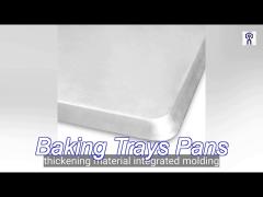 High Strength Rectangular Baking Pan With Cornered Edge Perfect Bakes Bakery Bakeware Tray
