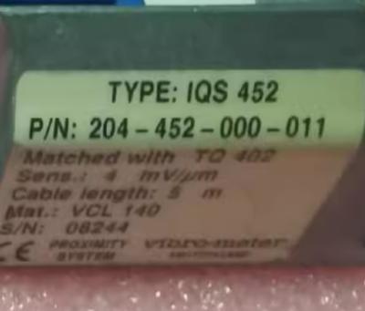 China IQS452 204-452-000-011 Signal Conditioner Part Of VM600 for sale