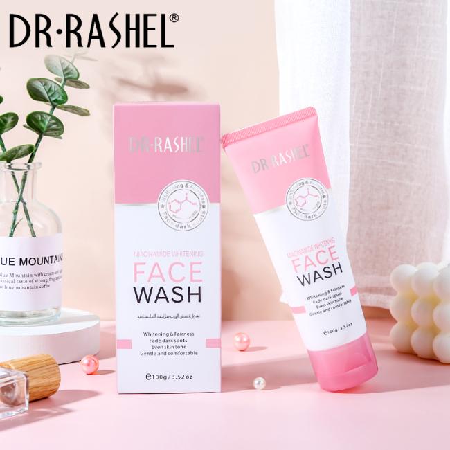 DR RASHEL Face Wash Moisturizing Dark Spots Removal Niacinamide Whitening Face Wash 100ml