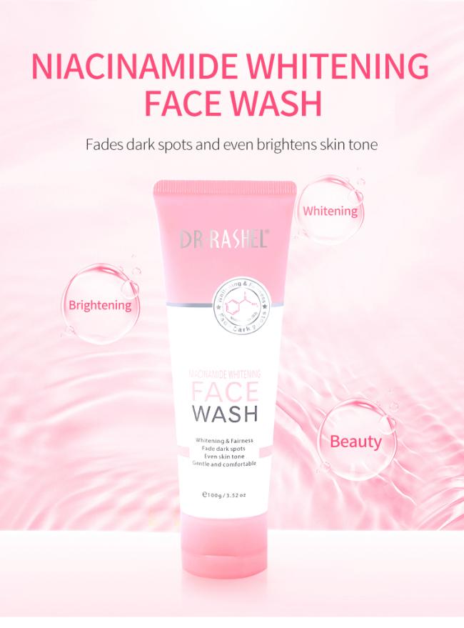 DR RASHEL Face Wash Moisturizing Dark Spots Removal Niacinamide Whitening Face Wash 100ml