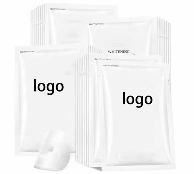 Luxury OEM ODM Natural Herbal Collagen Facial Mask Sheet Vegan Rose Water Face Mask Sheet Soothing Moisturizing and Brightening