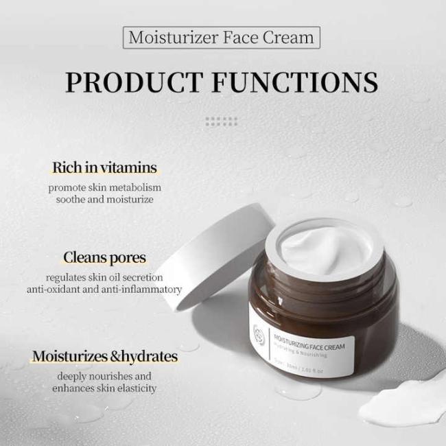 Private Label Skin Care Product Face Cream Lotion Deep Hydrating Moisturizing Face Cream for All Skin
