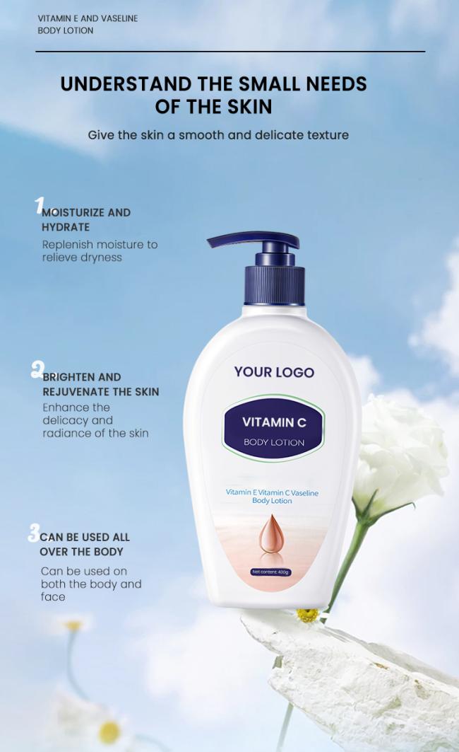 Close-up of moisturizing lotion texture