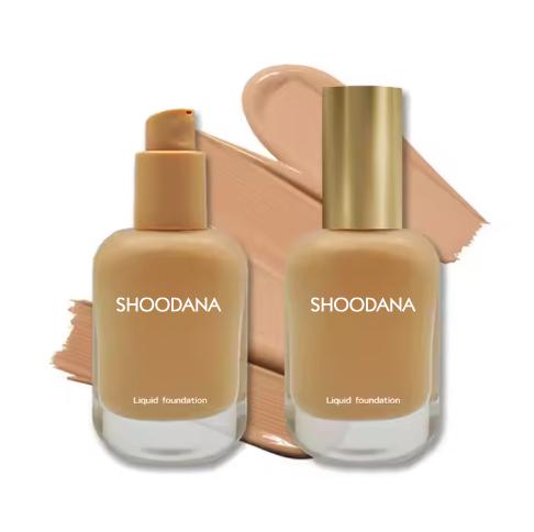Foundation color range for dark skin tones