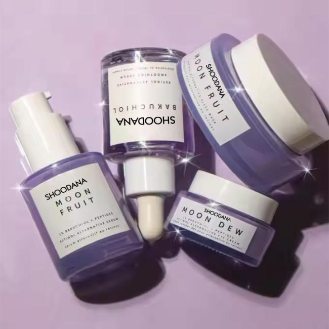 Moon Fruit Face Serum packaging display