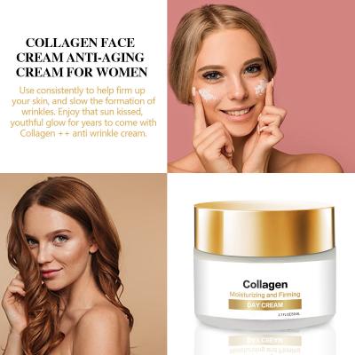 China OEM Face Cream Peptides Hydrate Firming Day Night Collagen Liquid for sale