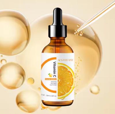 China Face Care Serum Beauty Hot Sale Facial Vitamin C Brightening Serum With Vitamin E Hyaluronic Acid Serum for Face for sale