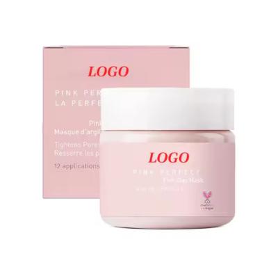 China Private Label Pink Clay Mask Exfoliating Gesichtsmaske zur Aufhellung der Haut Minimieren Poren zu verkaufen