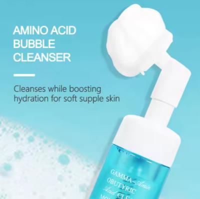 China Natural Organic Vegan Soap Free Anti Acne Whitening Skincare Foam Face Wash Clenser Facial Acne Foam Cleansing for sale