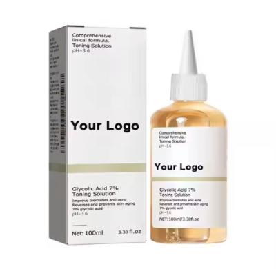 China Private Label 7% Face Toner Glycolic Acid Toning Solution Dry/Oily/Sensitive Skin Care Face Exfoliator Spray for Adults for sale