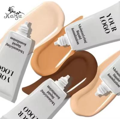 China High Quality Full Coverage Private Label Vegan Waterproof Face Concealer Makeup Matte Liquid Foundation for Black Skin for sale