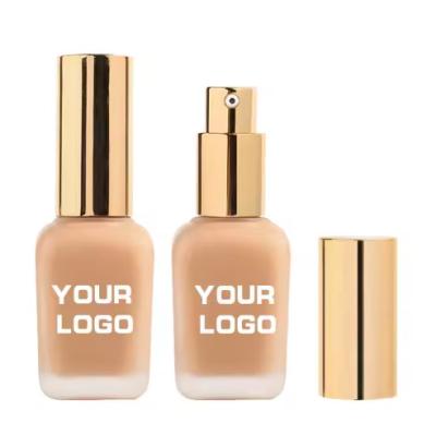 China Cruelty-Free Low Moq Private Label Matte Foundation Custom Logo Long Lasting Liquid Foundation Beauty Products for sale