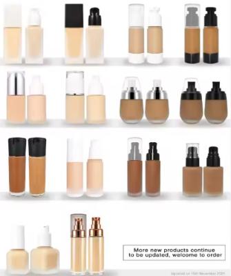 Cina Marchio privato Makeup Oil Vegan Humidity Free Matte Foundation Full Coverage Waterproof Liquid Foundation Al dettaglio in vendita