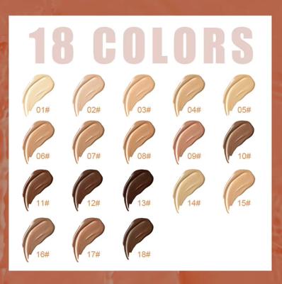 Cina OEM / ODM Wholesale Makeup Full Coverage Cream Matte Waterproof Vegan Fond De Teint Original Private Label Wholesale Liquid Foundation per la pelle scura in vendita